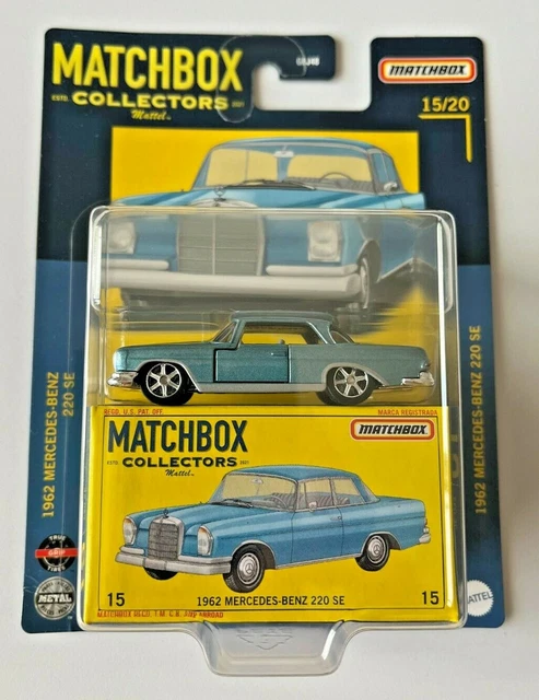 MATCHBOX 1962 MERCEDES-BENZ 220 SE Blue #15 - 2021 Collectors 15/20 $17 ...