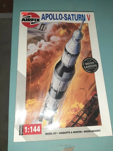AIRFIX APOLLO SATURN V Model Kit 144th Scale 25th Anniversary Moon ...
