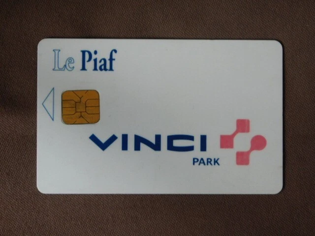 LE PIAF CHIP Park Card used - VINCI Park Mechelen / Diest Belgie opl ...