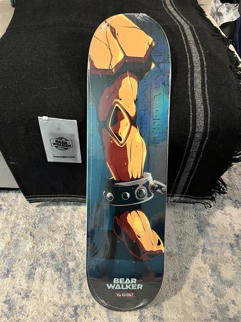 BEAR WALKER X Yu-Gi-Oh Left Leg of Exodia HOLO Skateboard Deck Limited ...