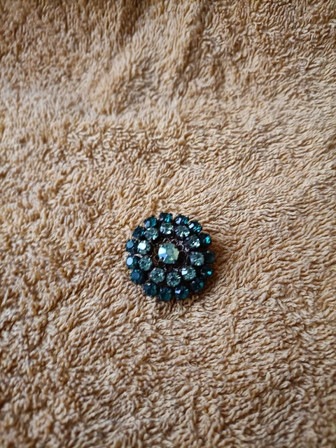 ANCIENNE BROCHE PAVÉE de strass - Vintage - Art Deco EUR 9,99 - PicClick FR