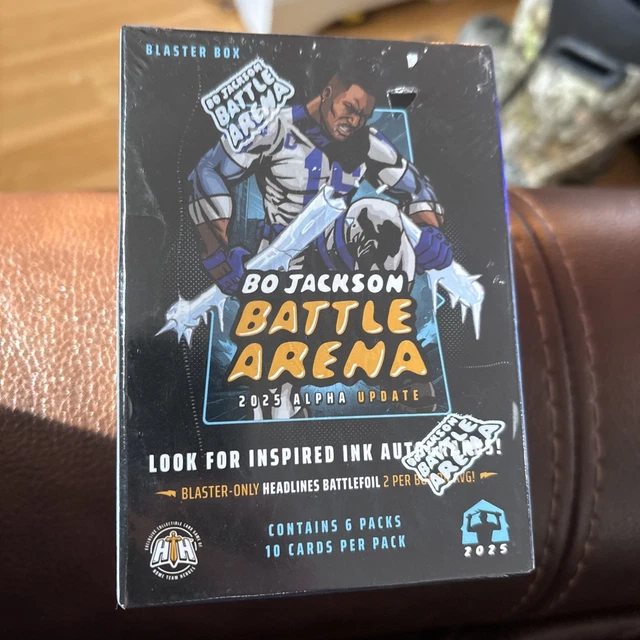 2025 BO JACKSON Battle Arena Alpha Update Factory Sealed Blaster Box ...
