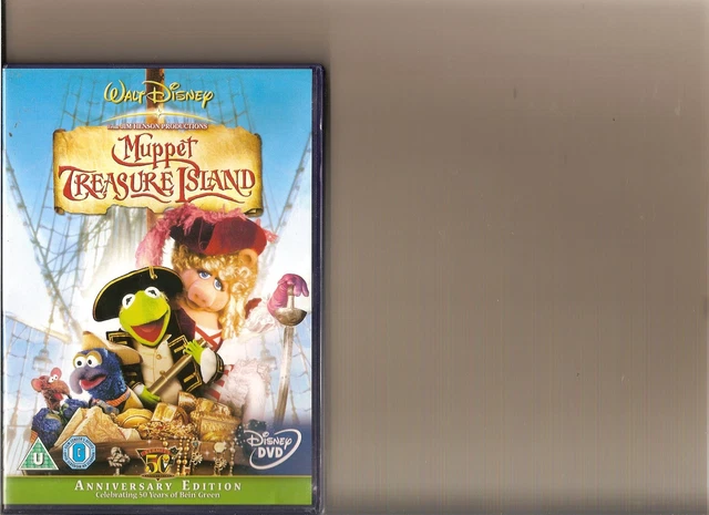 DISNEYS MUPPET TREASURE Island Dvd Disney Kids Anniversary Edtion £10. ...