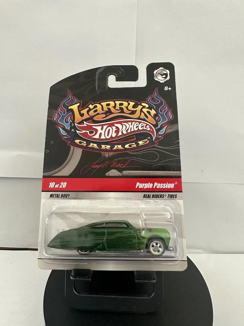 2009 HOT WHEELS Larry's Garage Purple Passion Green Chase w/initials L61 EUR 4,12 - PicClick FR