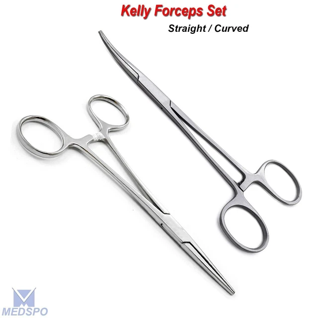 KELLY SURGICAL SCISSORS Forceps Hemostatic Artery Kelly Forceps ...