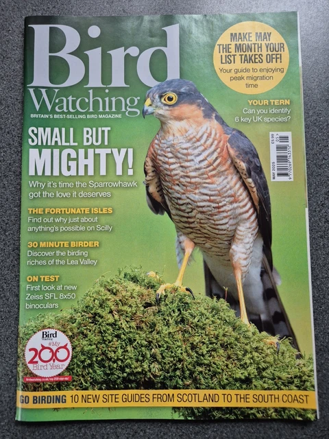 BIRD WATCHING MAGAZINE - May 2025 - Sparrowhawk £3.32 - PicClick UK