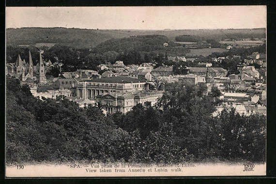 CPA SPA, VUE prise de la Promenade Annette et Lubin 1921 EUR 5,00 - PicClick FR
