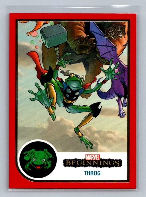 THROG 2022 UPPER Deck Marvel Beginnings Vol 2 Red Border #117 EUR 2,20 ...