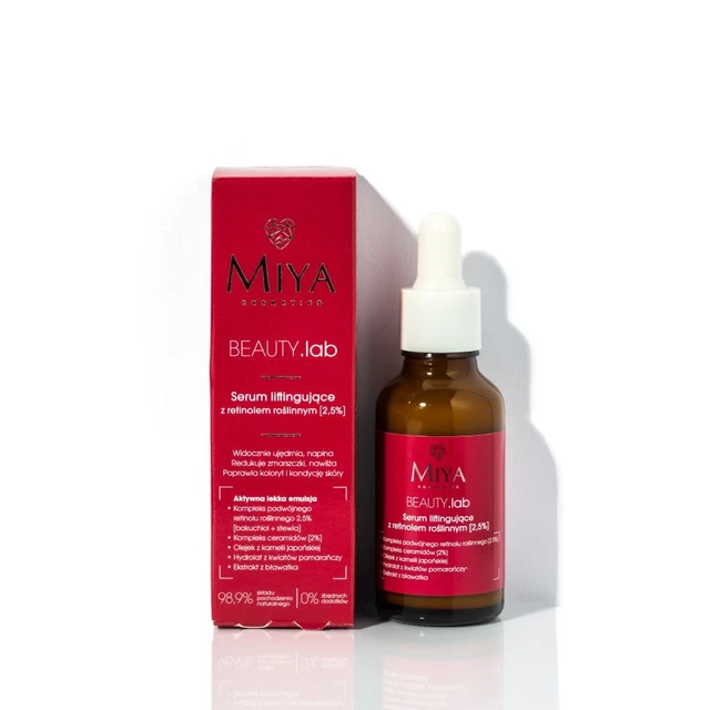 MIYA COSMETICS BB 07/2024 BEAUTY.Lab Lifting serum with plant retinol 2 ...