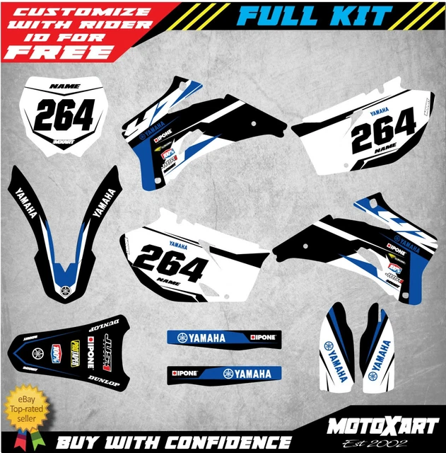 CUSTOM GRAPHICS FULL Kit to Fit Yamaha YZF 250 2009 STRENGTH STYLE ...