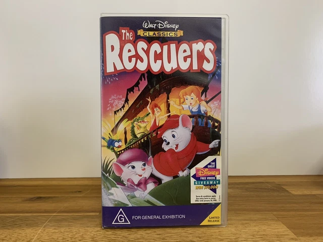 WALT DISNEY CLASSICS The Rescuers VHS Video Tape EUR 16,13 - PicClick DE