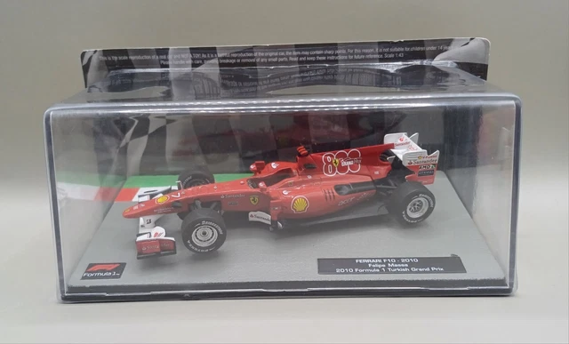 PANINI F1 CAR Collection 1/43 - Ferrari F10 - 2010 Felipe Massa ︎ GP de ...