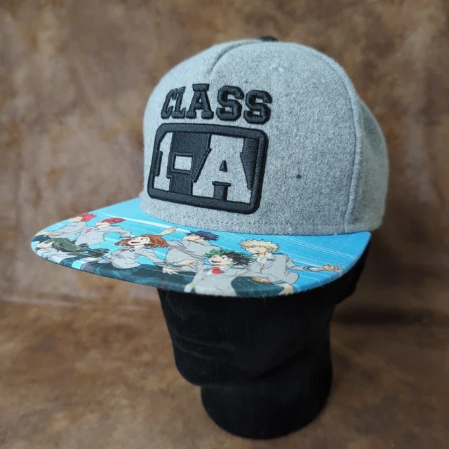 MY HERO ACADEMIA Class 1-A Logo Anime Adjustable Snapback Hat Cap Adult ...