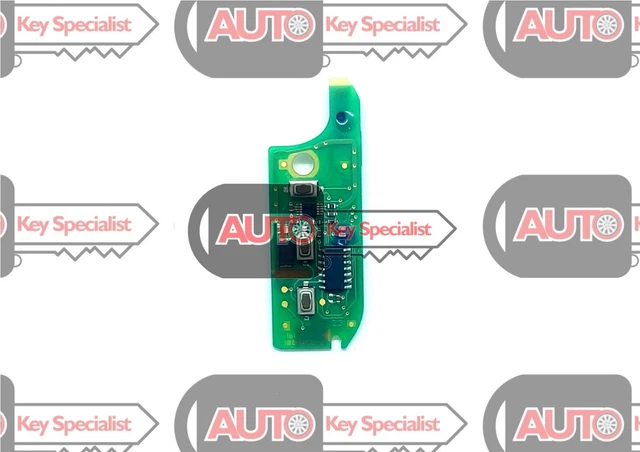 GENUINE FIAT 3 Button Delphi Circuit board (PCB) + ID46 PCF7946 Chip £ ...