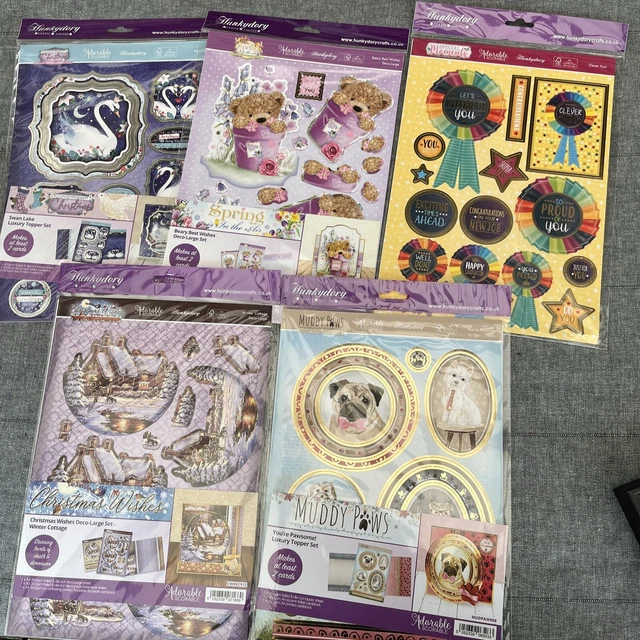 HUNKY DORY CRAFT Set X 5 Card Making Pack Craft £5.00 - PicClick UK