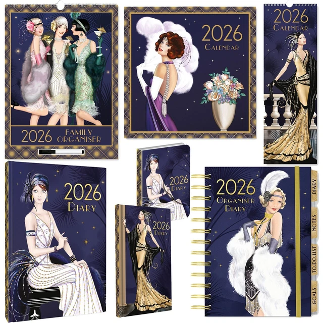 ROBERT FREDERICK CLAIRE Coxon Art Deco Diaries Diary & Calendar ...