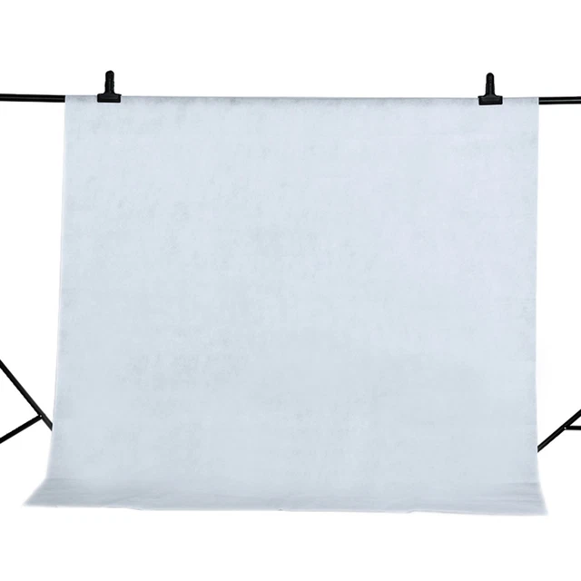 WHITE 1.6 * 1M Photography Studio Non-woven Screen Photo Backdrop ...