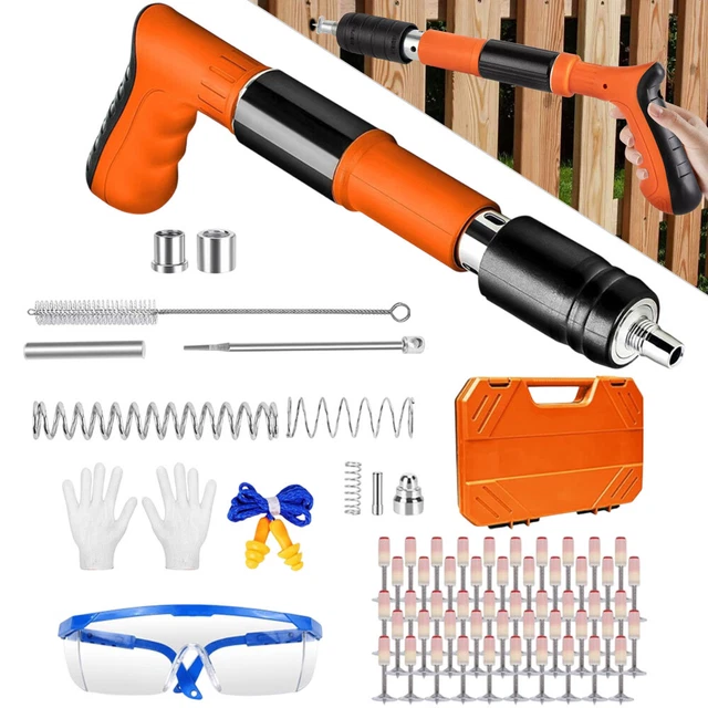 MANUAL MINI STEEL Nail Gun Adjustable & Lightweight Wall Nailer w ...