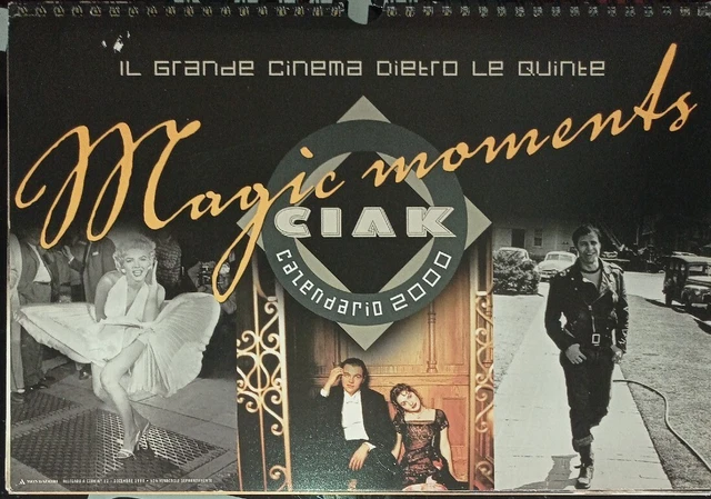CALENDARIO CIAK 2000 Magic Moments Brando Monroe Fonda Newman Loren ...