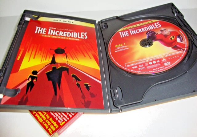 DISNEY PIXAR THE Incredibles DVD - 2 Disc Collector's Edition - Full ...