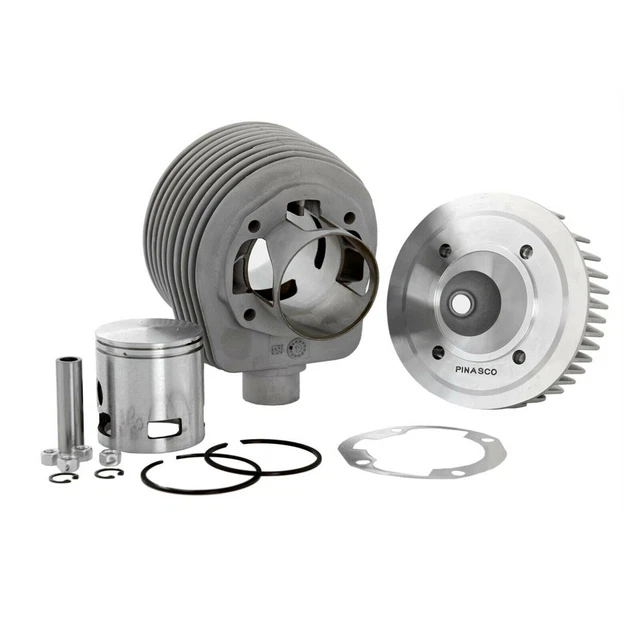 SET GROUPE CYLINDRE PINASCO Aluminium DM 63 Moteur 177cc Per Vespa Px ...