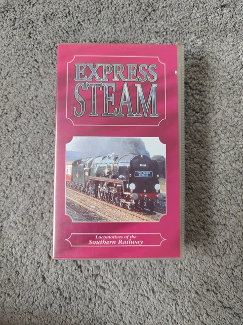 EXPRESS STEAM LOCOMOTIVES Of The Southern Railway VHS Video Tape PAL £0 ...
