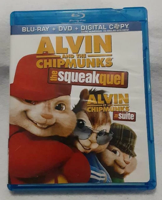 ALVIN AND THE Chipmunks the Squeakquel Blu Ray (DVD) + Digital Copy $7.99 - PicClick CA