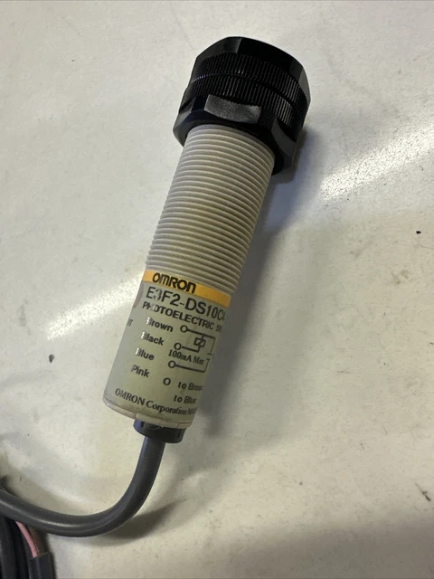 OMRON E3F2-DS10C4-N PHOTOELECTRIC Sensor E3F2DS10C4N W/ 2 Nuts $50.03 - PicClick CA