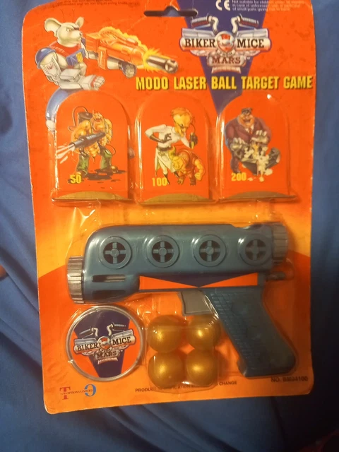 VINTAGE TOY - Biker Mice From Mars Modo Laser Ball Target Game £0.99 ...