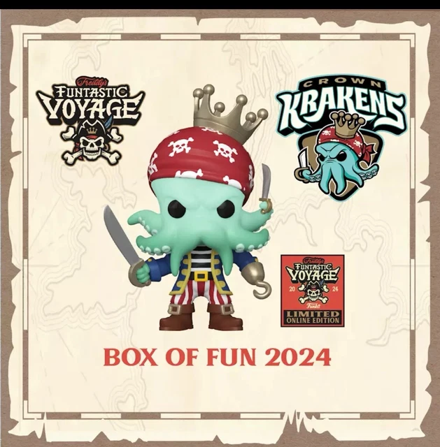 FUNKO BOX OF Fun 2024 Fundays Freddy's Funtastic Voyage Pop Kraken ...