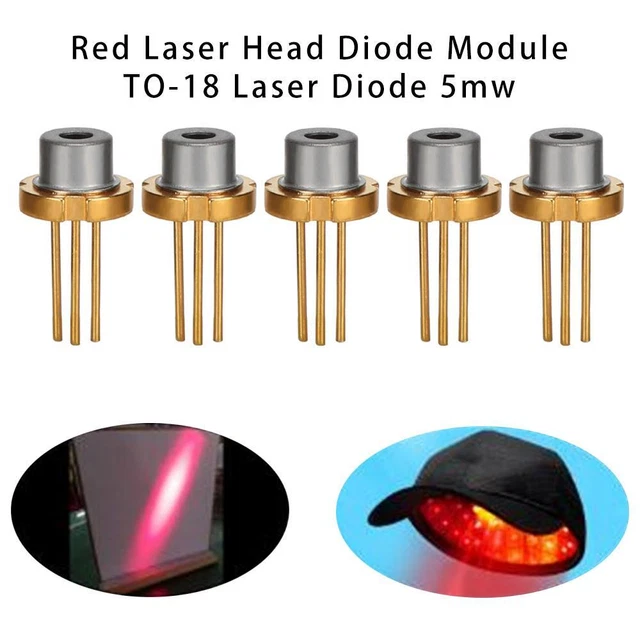 LAB 650NM 2.2V Burning Infrared TO-18 Laser Diode Diode Module Red ...