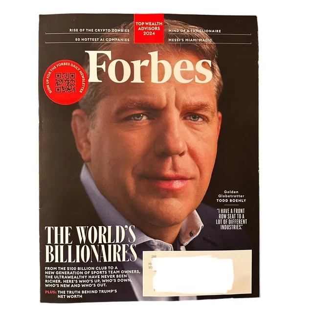 FORBES MAGAZINE APRIL May 2024 The Worlds Billionaires Top Wealth ...