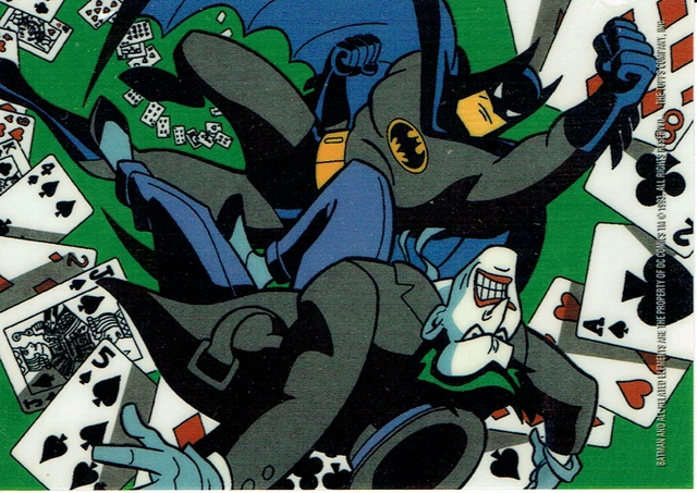 BATMAN ANIMATED SERIES 2 Vinyl Mini-Cel Card 2 £2.95 - PicClick UK