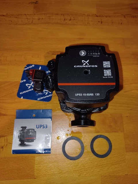 GRUNDFOS UPS3 15-50/65 130 Circulating Pump - 99199607 £70.00 - PicClick UK