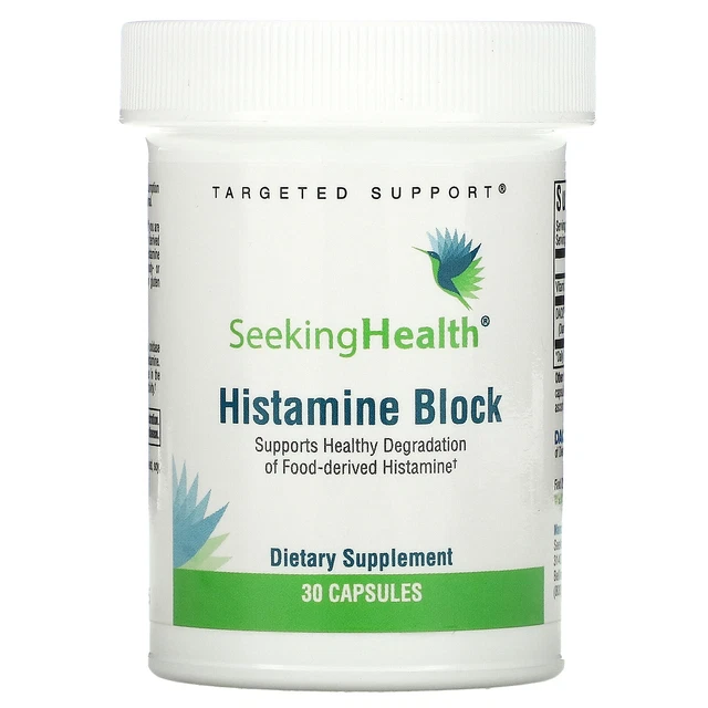 SEEKING HEALTH, HISTAMINE Block, 30 Capsules £75.71 - PicClick UK