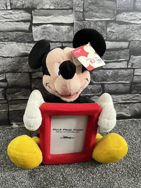 DISNEY STORE MICKEY Mouse Plush Photo Frame 11.8cm x 15cm 4.6” x 5.9 ...