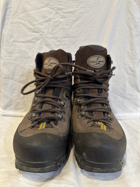 CABELAS MEINDL PFLEGE II Gore Tex Hunting Boots Mens 9D Brown Hiking ...