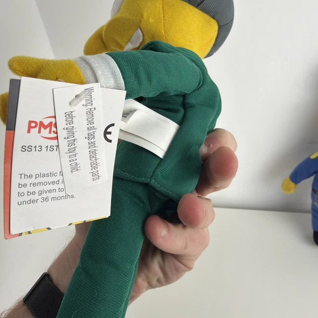 THE SIMPSONS 2006 Chief Wiggum & Mr Burns Plush Toy 13" Vintage Soft ...