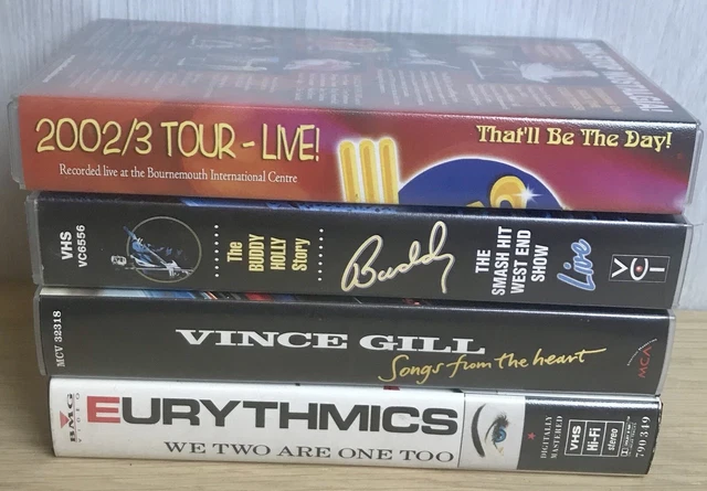 X4 MUSIC VHS tapes Various Live Tours VHS Music Tapes Sing And Dance ...