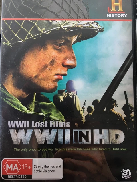 WWII LOST FILMS - World War II In HD 3 x DVD Set History Channel BRAND ...