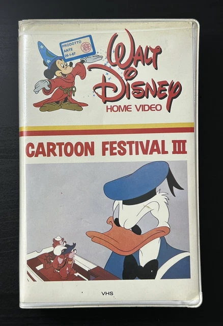 CARTOON FESTIVAL III - ORIGINALE WALT DISNEY HOME VIDEO VHS ITA ...