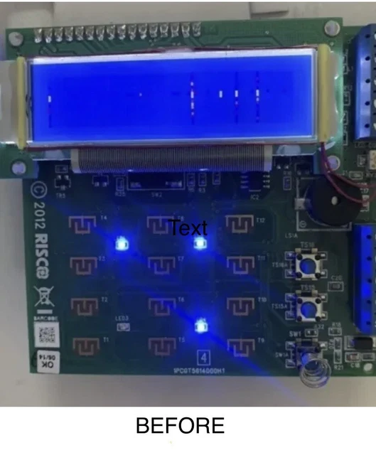 RISCO / GARDTEC LCD Screen Keypad Repairs £29.99 - PicClick UK