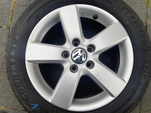 1X ALUFELGE ORIGINAL VW Golf Plus Touran 1T0601025M G Mugello 6,5Jx16 ...
