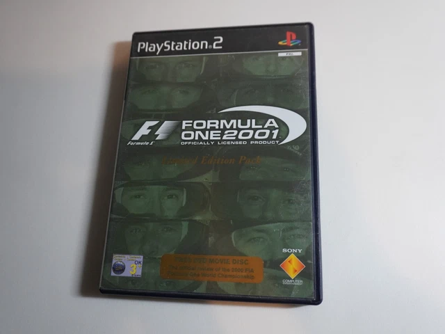 FORMULA ONE 1 2001 (PS2) Limited Edition Pack COMPLETE W/ DVD AND ...