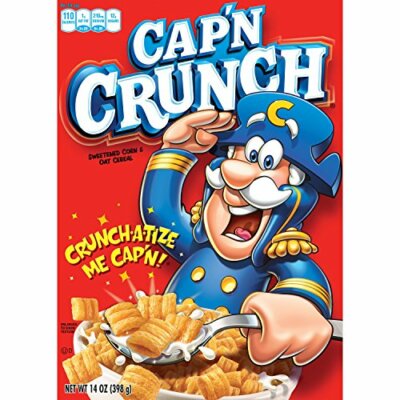 QUAKER CAPTAIN CRUNCH Cereal, Original, 14 Ounce [4-Boxes] £30.16 ...