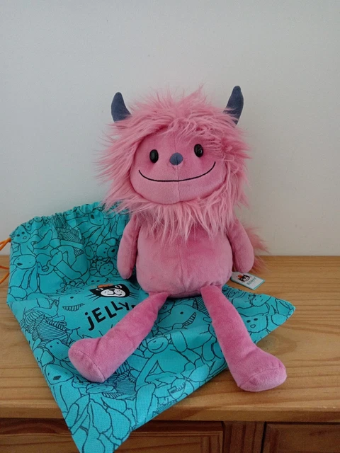 JELLYCAT JINX MONSTER, Pink Retired - brand new with tags £52.72 ...
