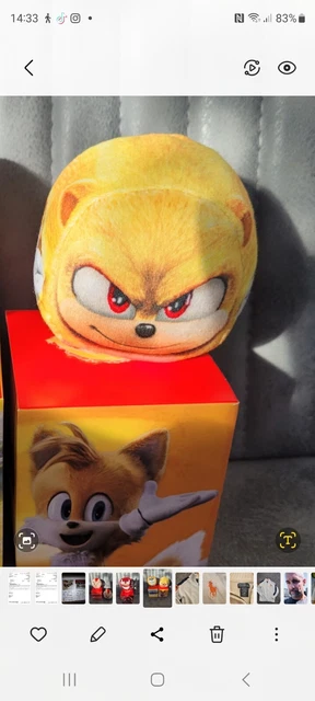 MCDONALDS 2025 RARE Super Sonic The Hedgehog 3 Happy Meal Surprise Toy NEW £4.87 - PicClick UK