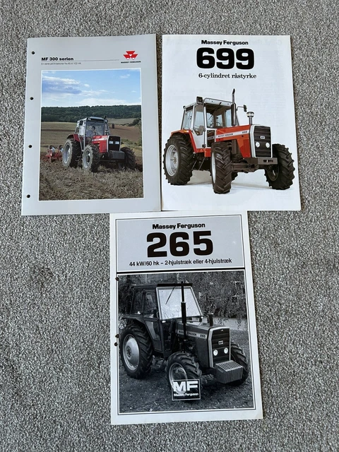 MASSEY FERGUSON TRACTOR Brochure Leaflet £0.99 - PicClick UK