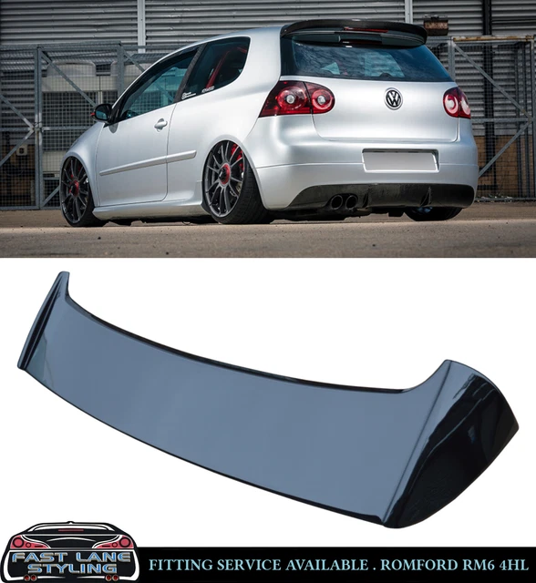 REAR SPOILER ROOF Spoiler Gti Style Gloss Black For Vw Golf Mk5 2003 ...