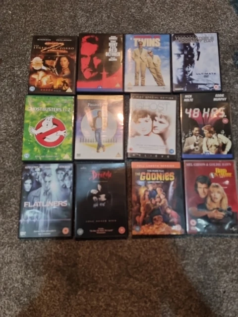 12 X CLASSIC 80s/90s Dvd Movies/joblot £13.95 - PicClick UK